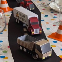 Papercraft Truck Trailer - 3d Paper Toy