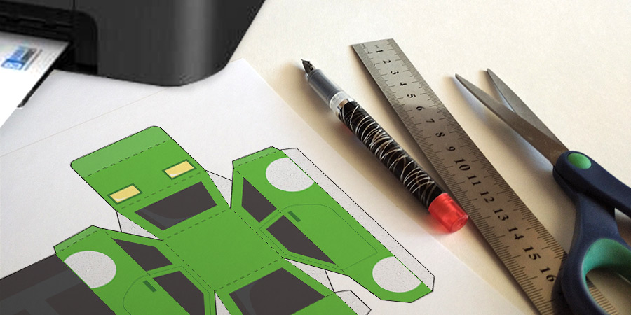 Paper Craft Printable PDF Templates