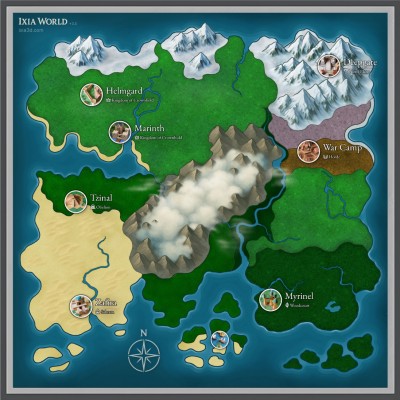 Ixia World Map Expanded — Version 1.1