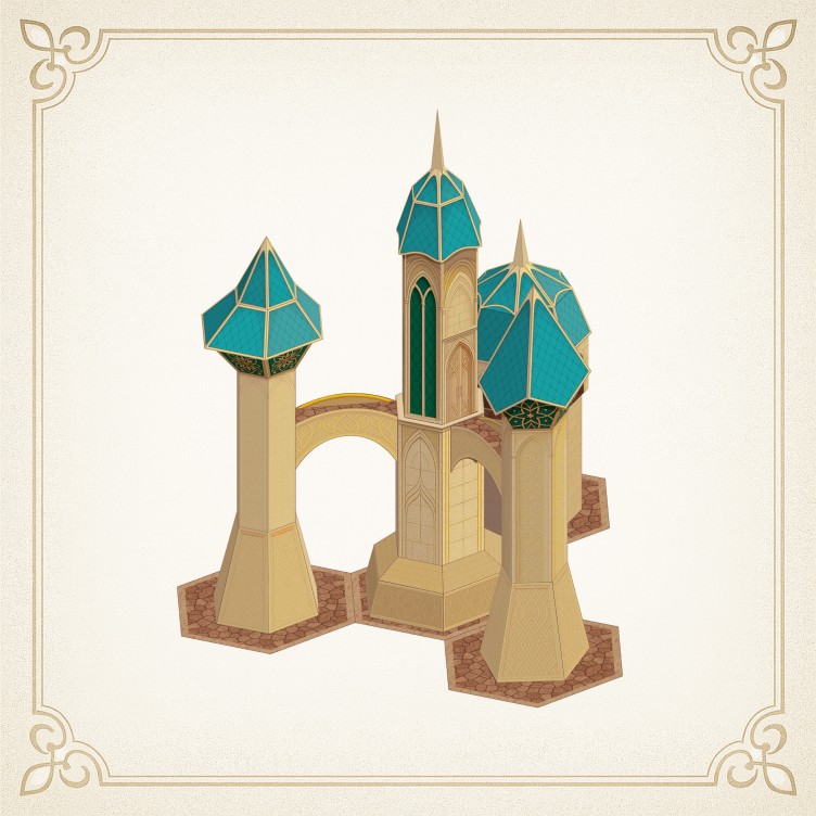 Miniature Elven Castle