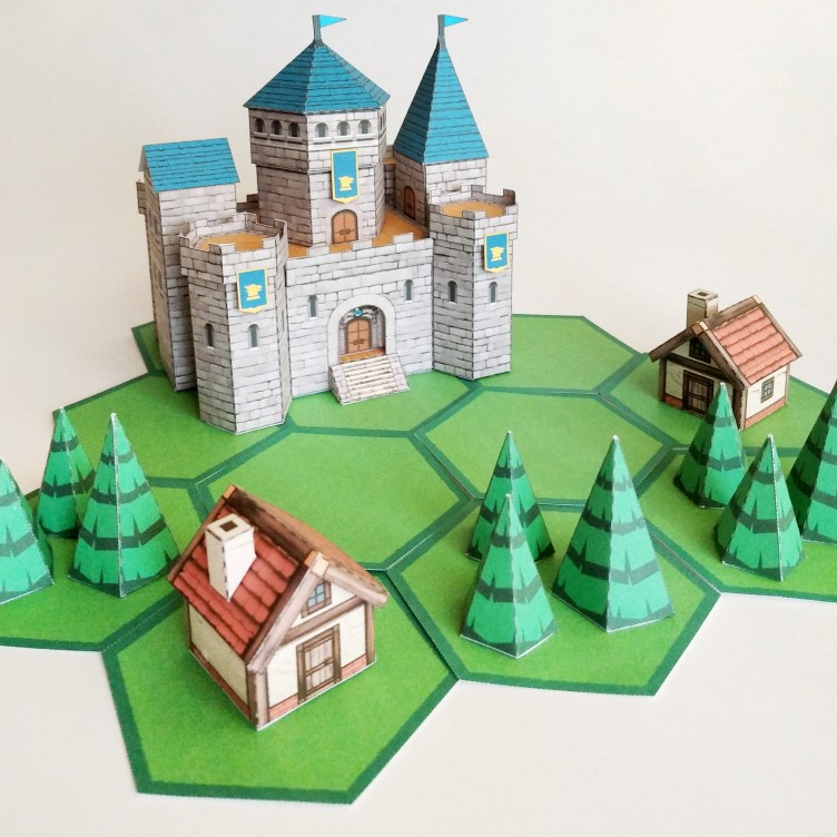 Castles & Strongholds – Printable Papercraft Castle Set | Ixia Magic