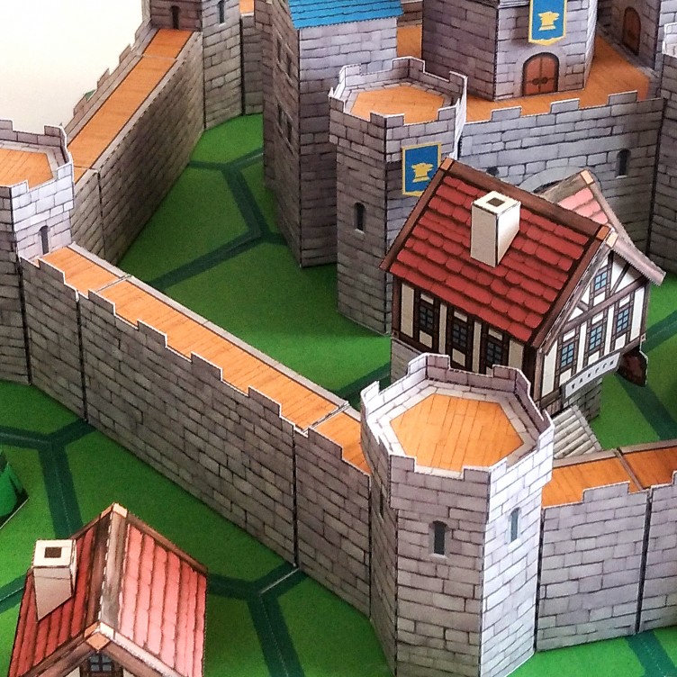 Helmgard – Medieval City Papercraft Set | Ixia Magic
