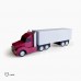 Papercraft Truck Trailer - 3d Paper Toy