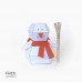 SNOWMAN Paper Toy