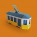 Tram Paper Toy - Templates for your Craft or Gift Box